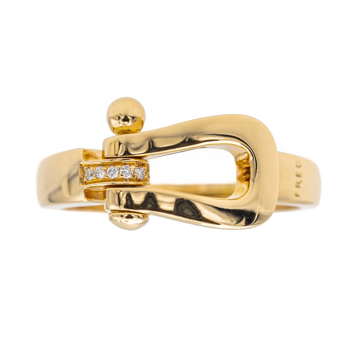 Bague FRED "Force 10" en or rose et diamants – Castafiore
