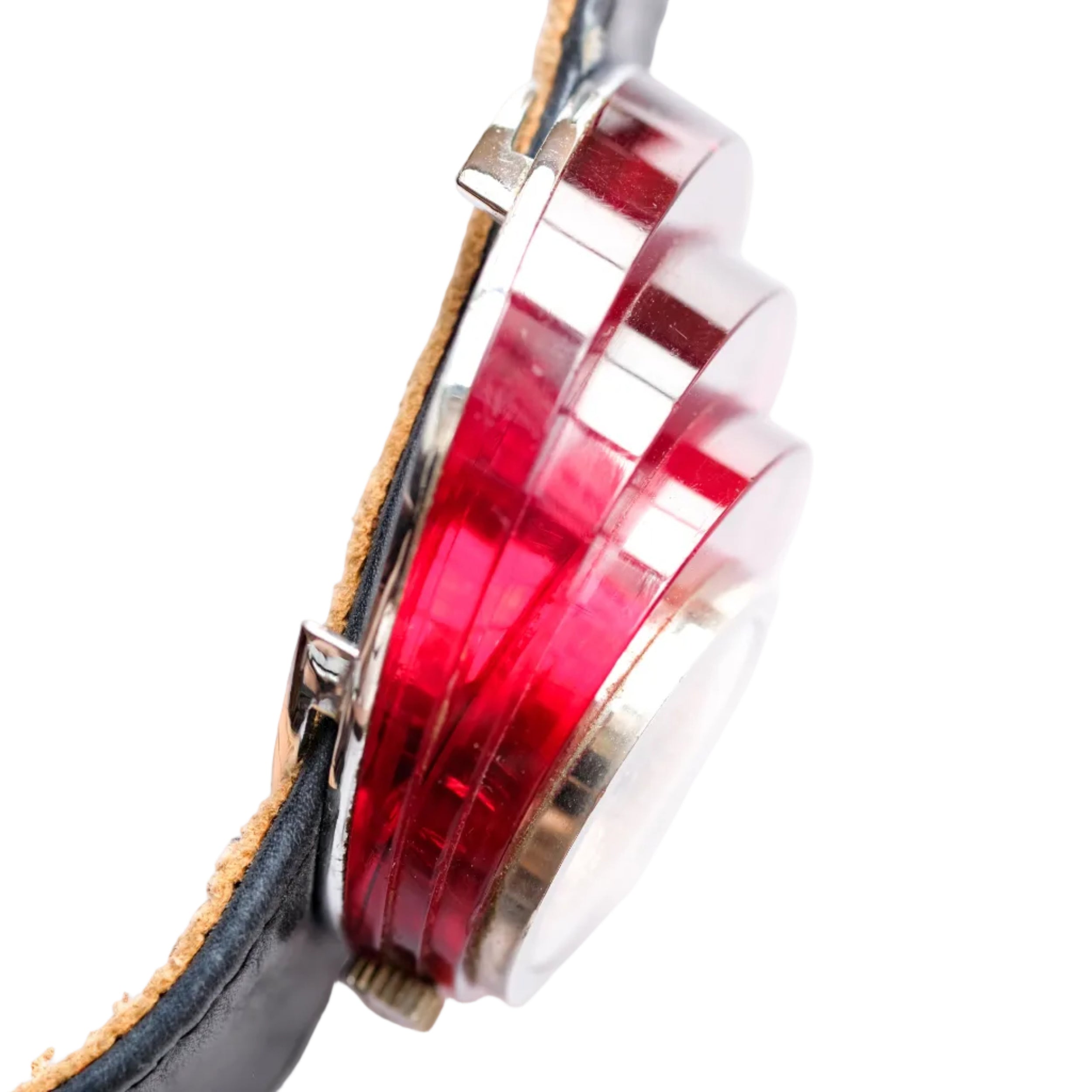 Montre PIERRE CARDIN x JAEGER-LECOULTRE "Espace" en lucite, métal et c ...