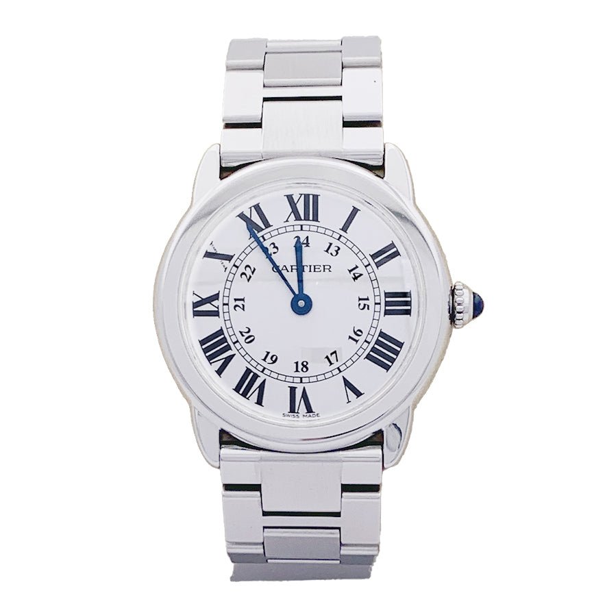 Montre CARTIER "Ronde Solo" en acier – Castafiore